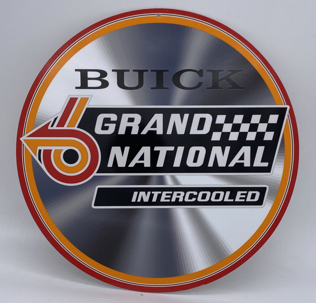 Buick Turbo 6 Grand National Intercooled Garage Sign #8658